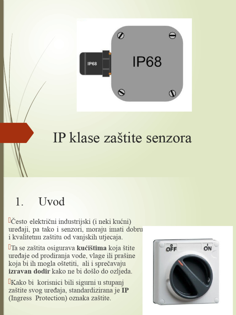 5 - IP Klase Zaštite Senzora - Riješeno | PDF