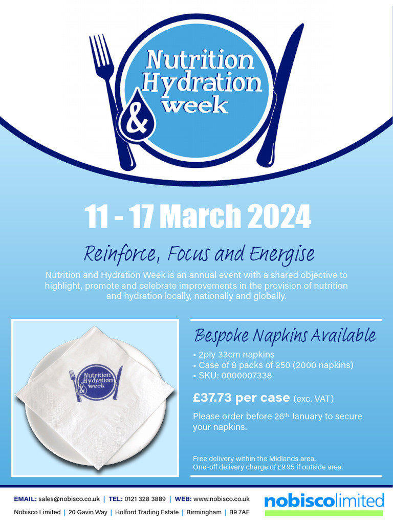 Nutrition & Hydration Week Flyer | PDF