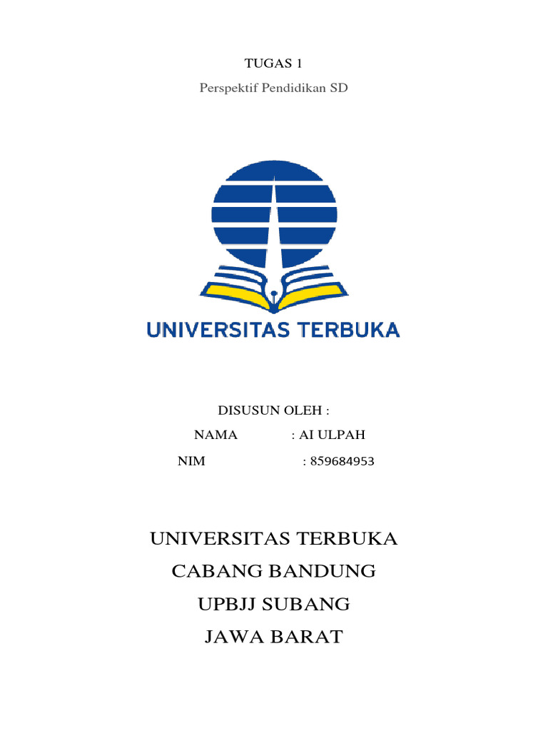 AI ULPAH 859684953 Perspektif Pendidikan SD | PDF