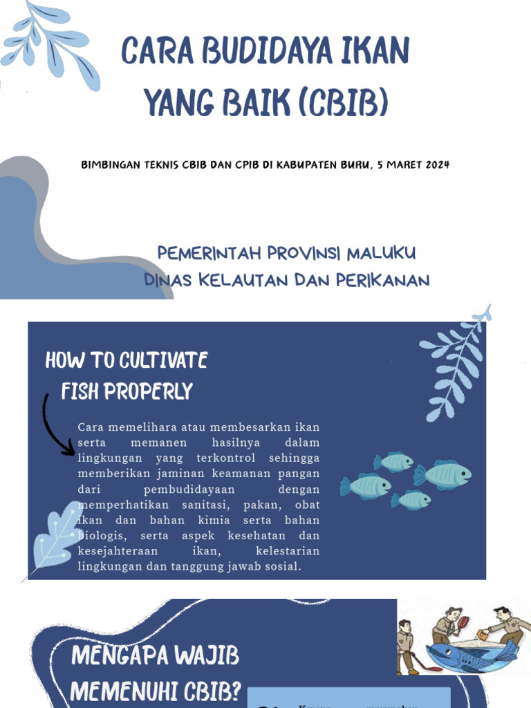 Panduan CBIB dan CPIB di Buru | PDF | Teknologi & Rekayasa