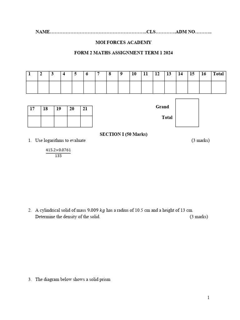 Mathematics F2 QS | PDF | Perpendicular | Area