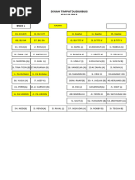 Denah Bus Seat 2-2 50 | PDF