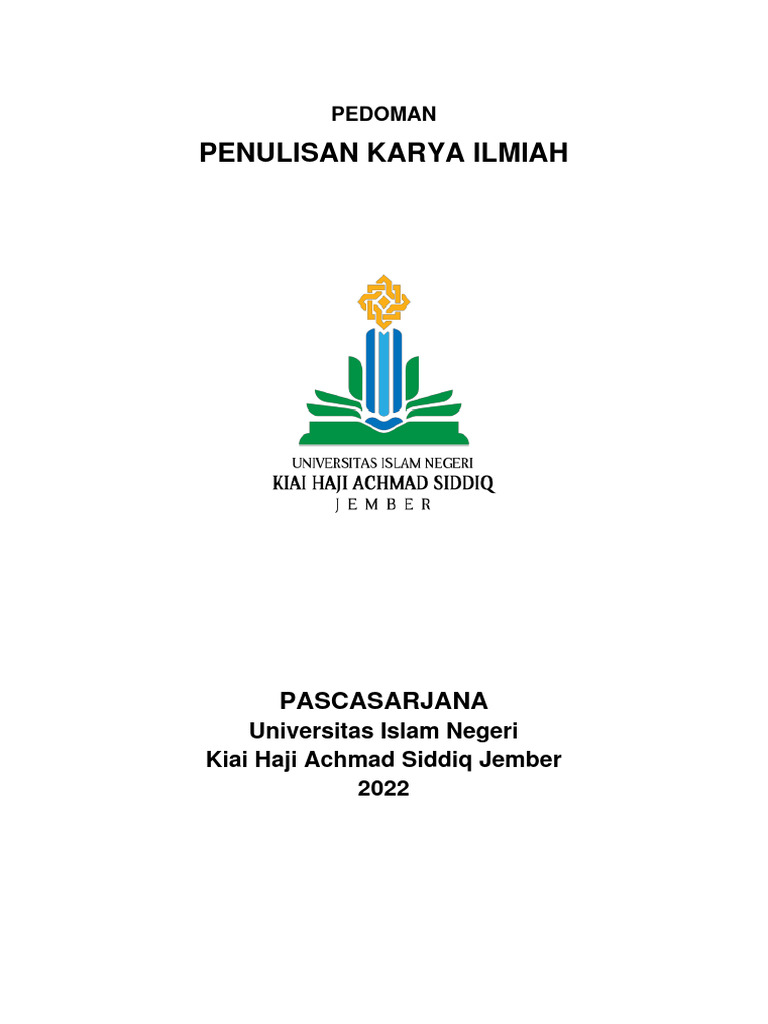Pedoman Karil 2022 Uin Khas | PDF | Seni