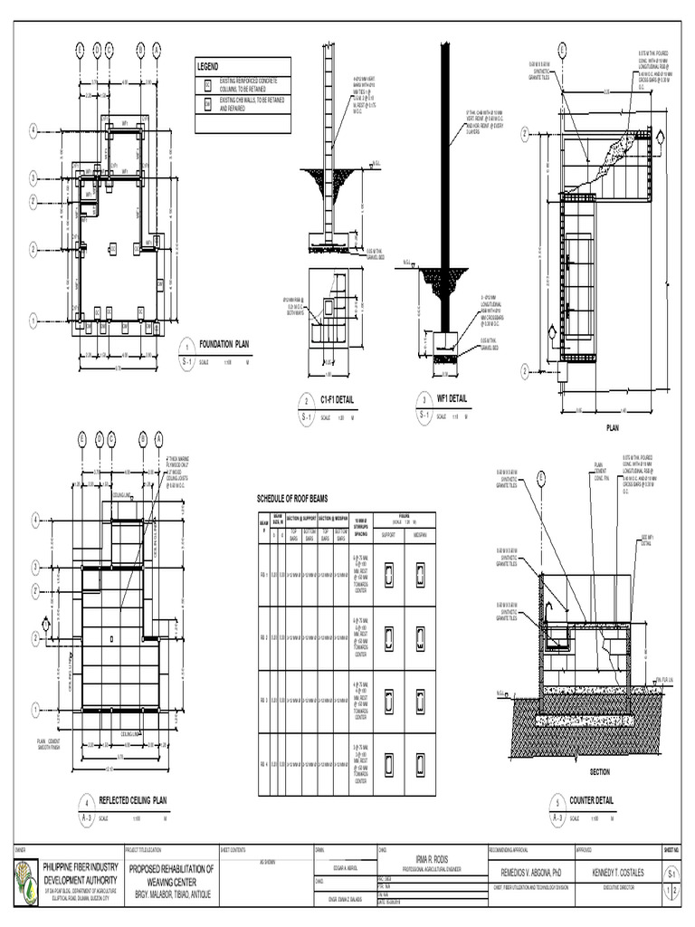 Foundation Plan | Download Free PDF | Building Technology | Architectural Elements