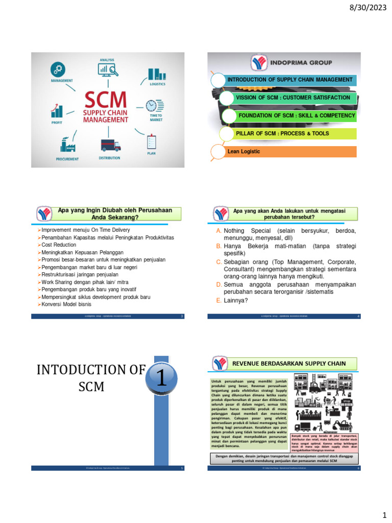 SCM Reading Version | PDF
