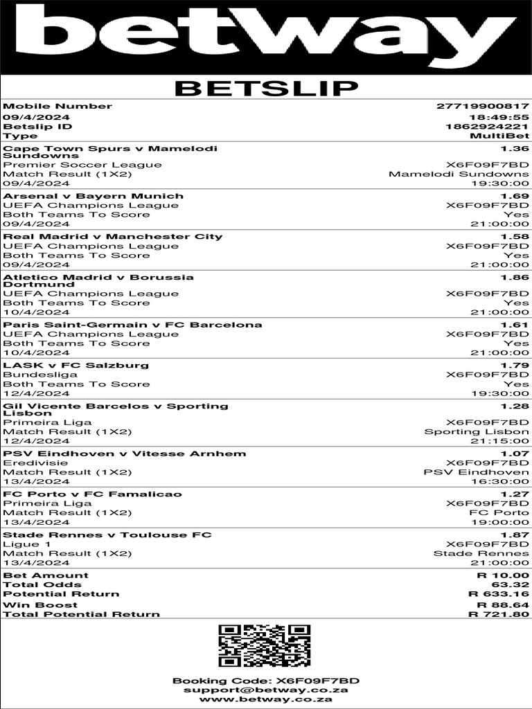 Betway X6F09F7BD | PDF | Uefa Champions League | Association Football