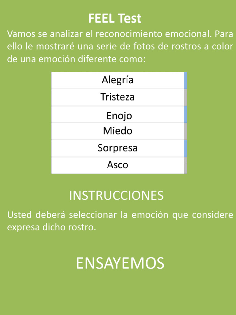 Feel Test Doctoral | PDF | Las emociones | Sicología
