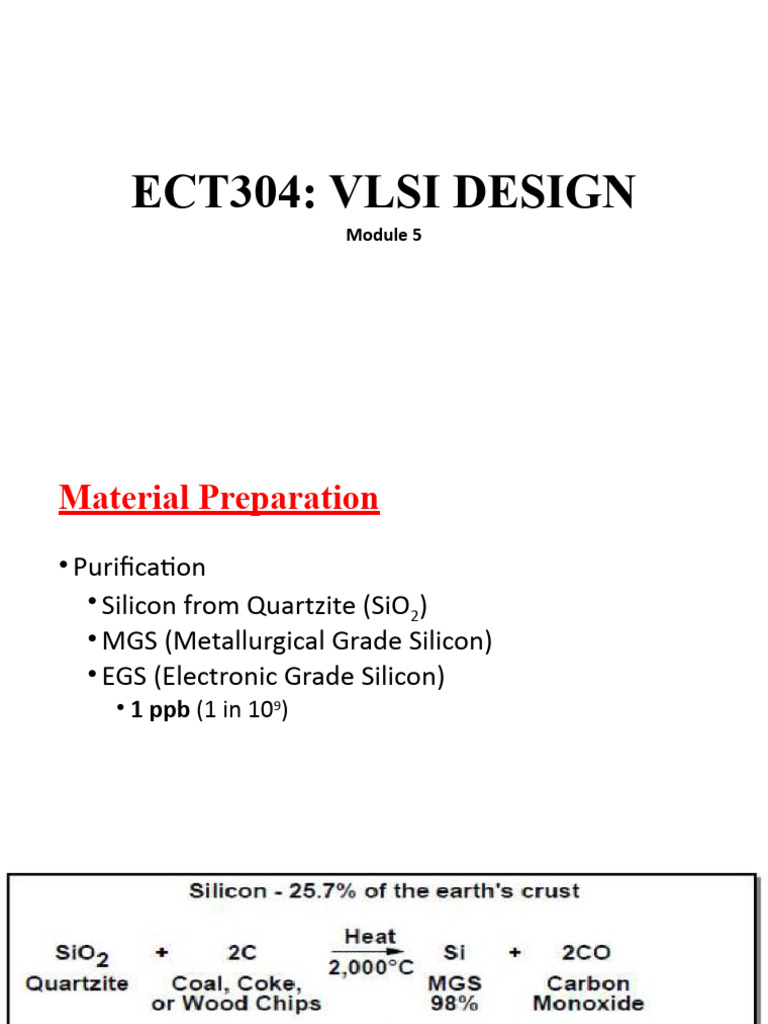VLSI Module 5 | PDF VLSI Module 5 | PDF