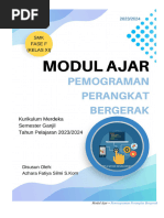 Modul Ajar Pemrograman Berbasis Teks, Grafis Dan Multimedia | PDF