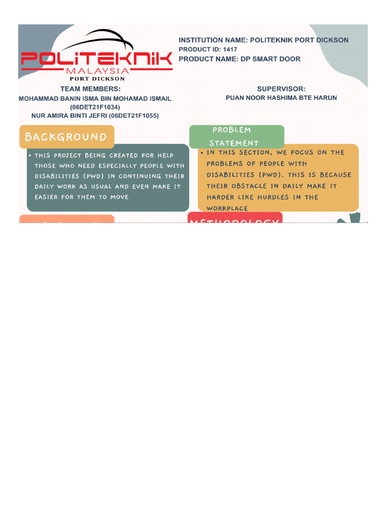 POSTER PROJEK (6) .PNG - Crdownload | PDF