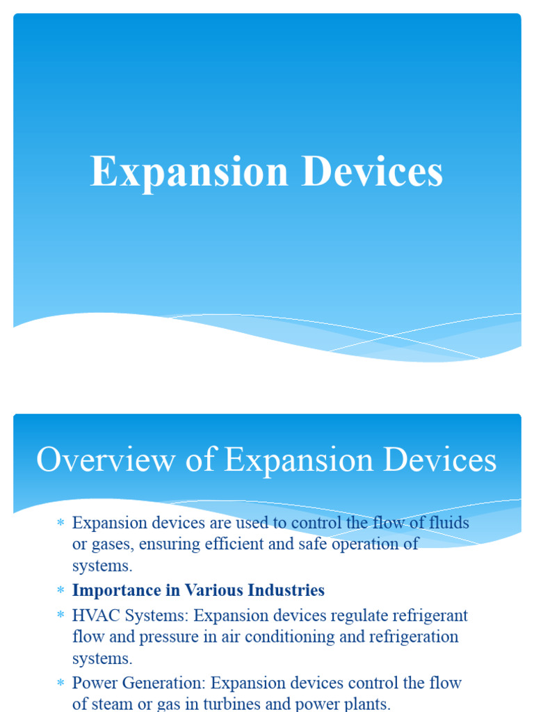 Expansion Devices & Insulation Types | PDF | Polystyrene | Thermal ...