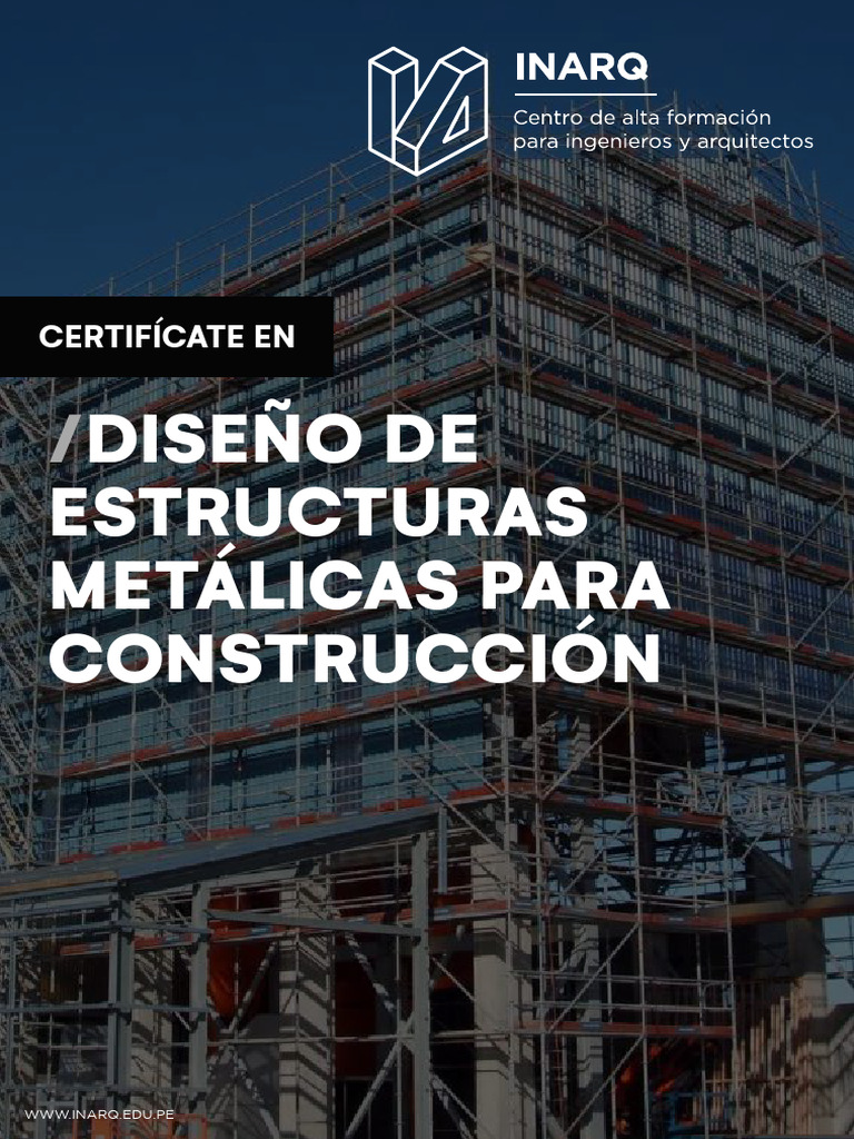 Brochure Diseño de Estructuras Metalicas - Mayo - C | PDF | Ingeniería | Diseño
