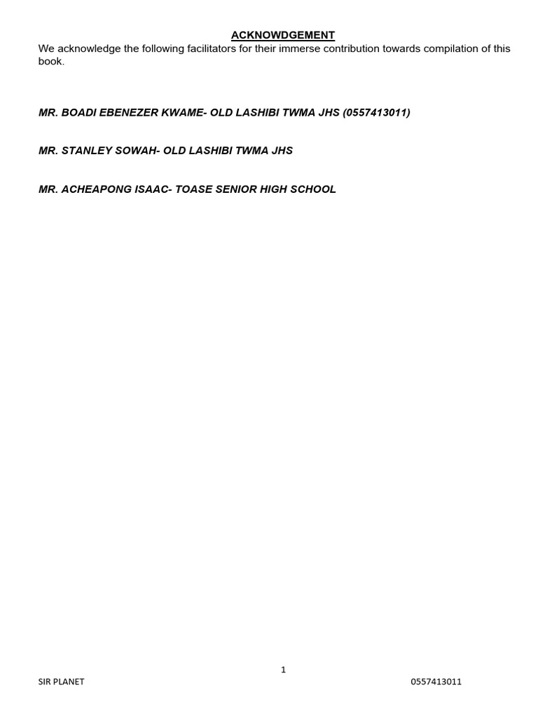 Basic 7-9 Science (Sir Planet) en | PDF | Gases | Chemical Elements