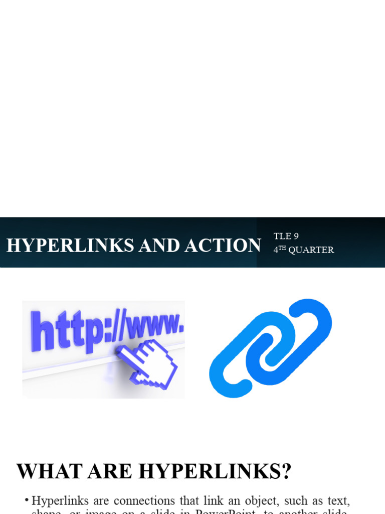 Hyperlinks and Action | PDF | Hyperlink | World Wide Web