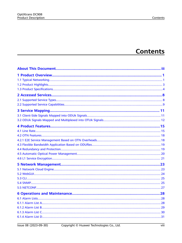 00-2 Contents | PDF | Wavelength Division Multiplexing | Physical Layer Protocols