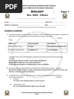 Bio Pp1 Kcse 2025 Top Prediction Cycles | PDF | Biology