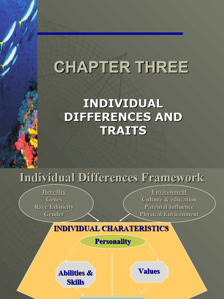 Individual Differences and Traits Analysis | PDF | Perception ...
