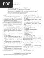 Astm b171 Asme sb171 | PDF | Alloy | Zinc