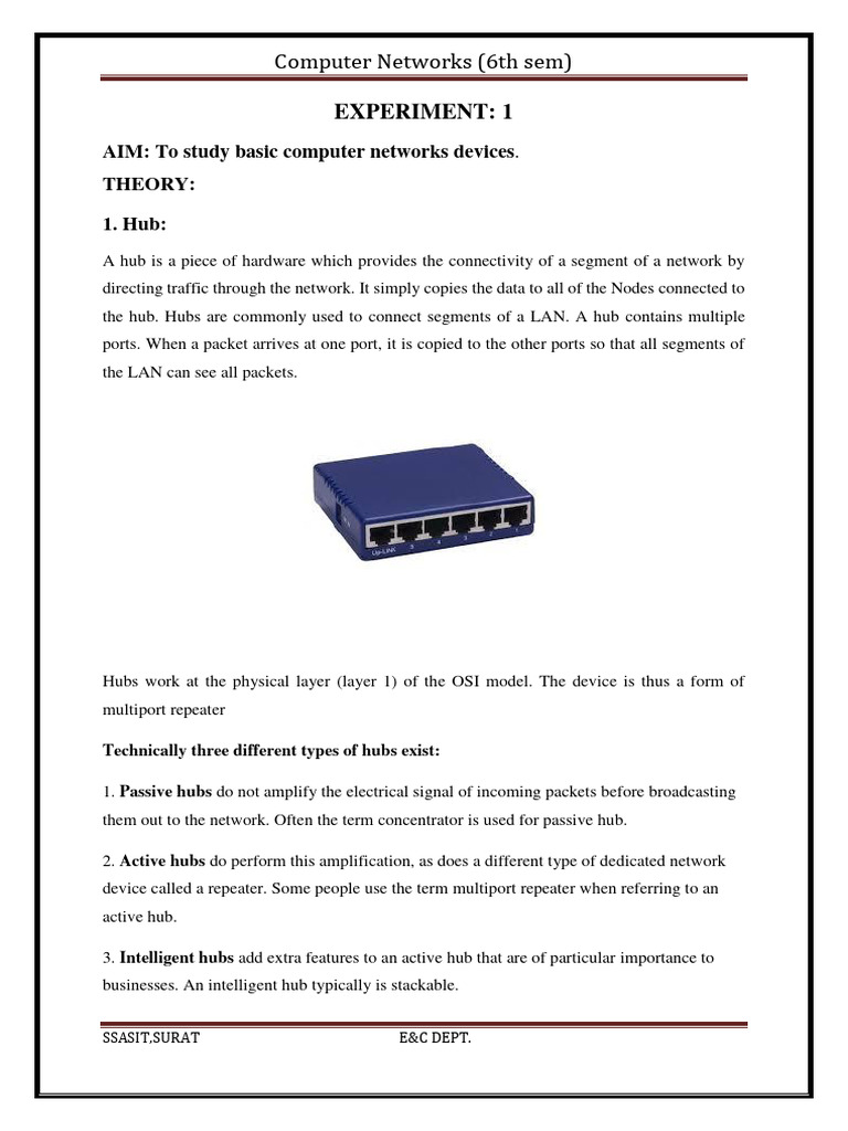 CN Final Lab Manual - APL | PDF | Computer Network | Network Switch