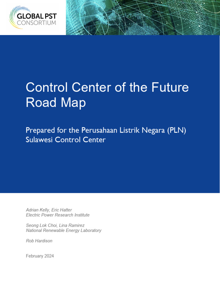 Control Center of The Future Road Map | PDF | Electrical Grid ...
