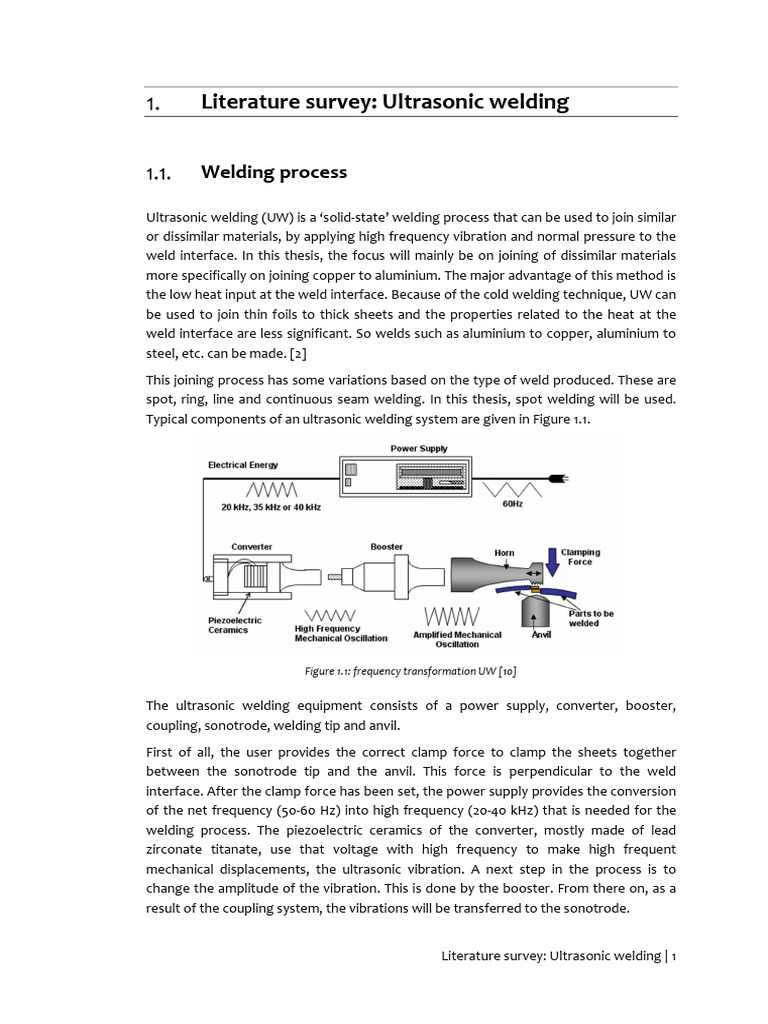 Ultrasonic Welding | PDF | Welding | Construction