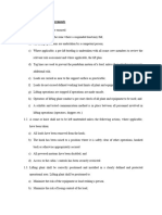 SOP for Safe Lifting Operations | PDF | Elevator | Crane (Machine)
