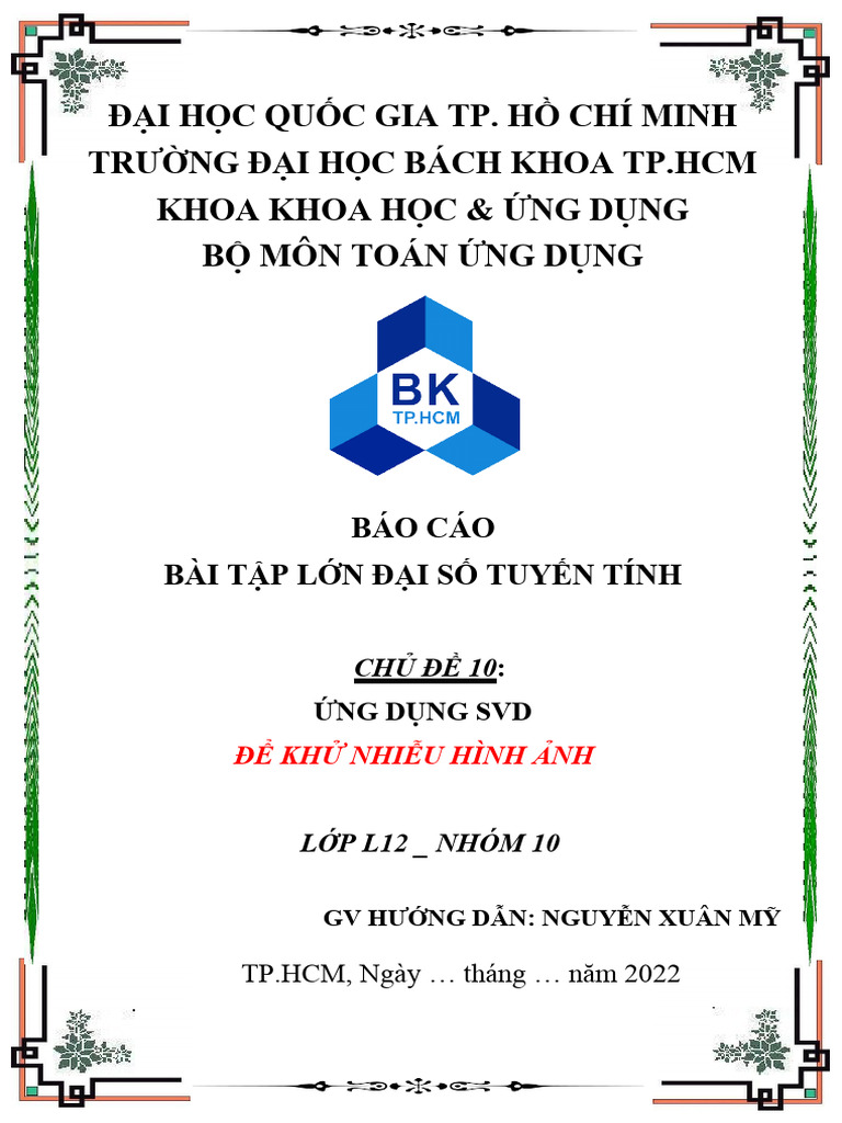 BTL ĐSTT Nhóm 10 | PDF