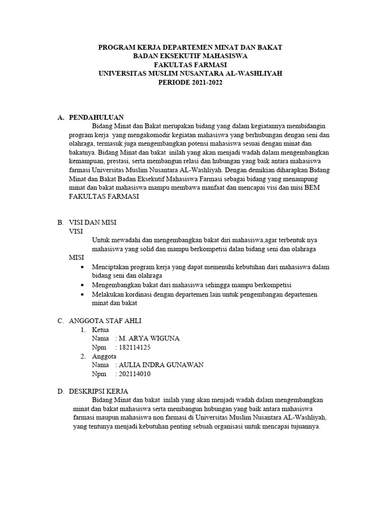 Progja Minat Dan Bakat 2 | PDF