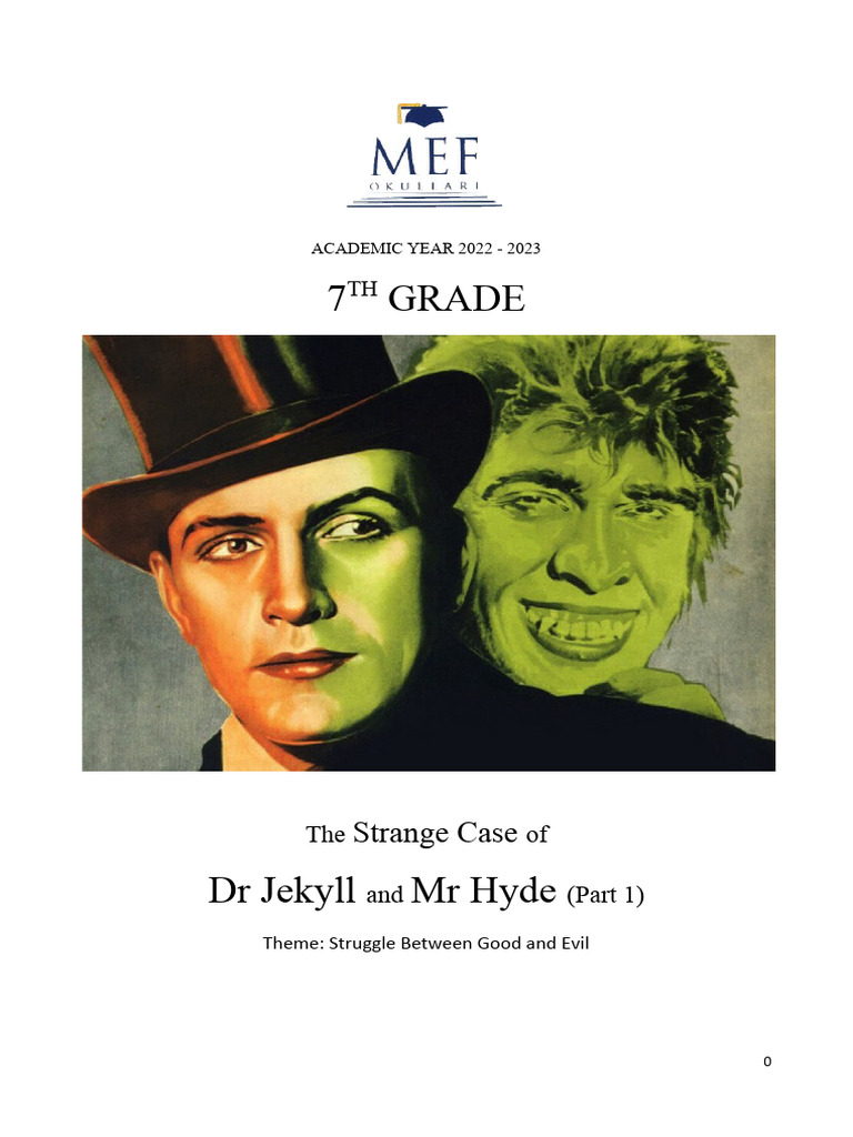 Dr Jekyll and Mr Hyde Activity Booklet Part 1- ANSWER KEY | PDF ...