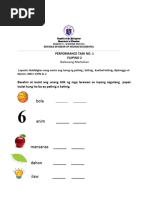 Filipino 2 Worksheet Q1 W1 | PDF