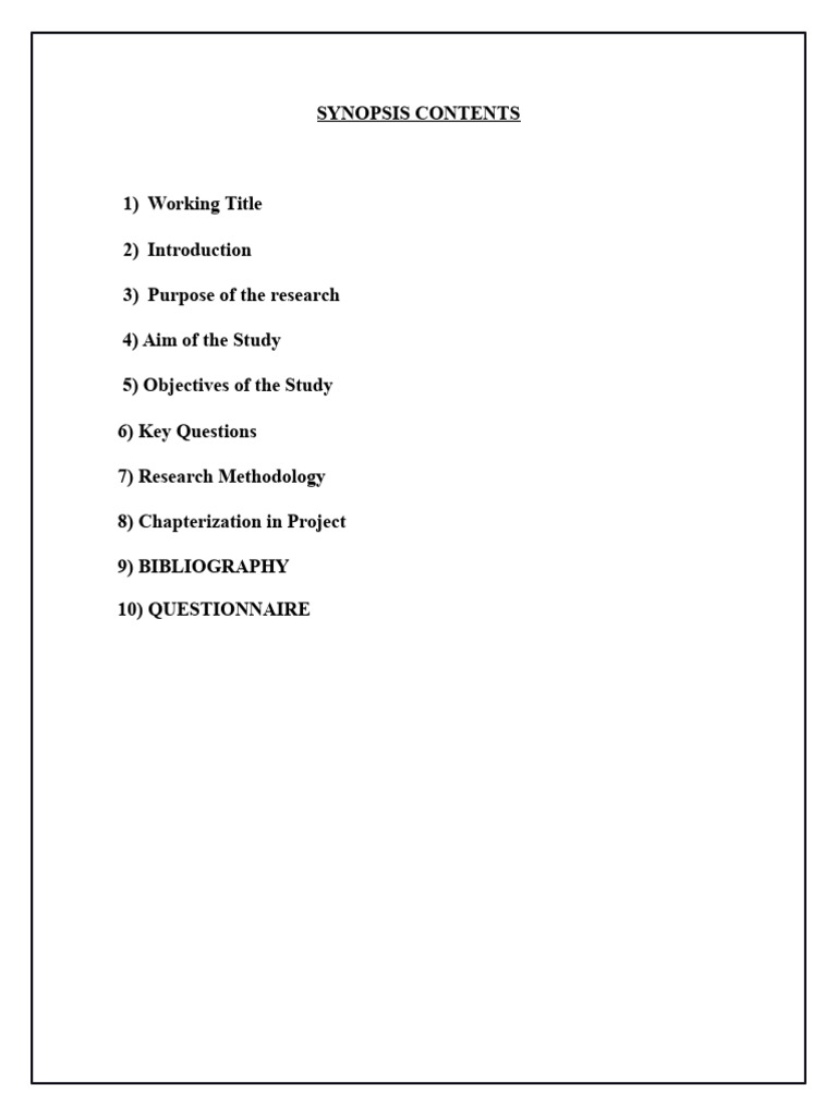 Final Synopsis | PDF | Customer Satisfaction | Business