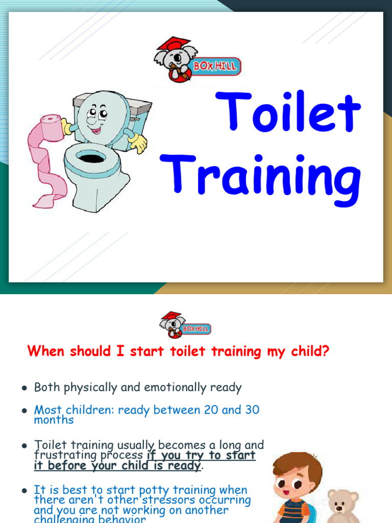 Toilet Training.pptx (1) | PDF | Behavioural Sciences | Psychology