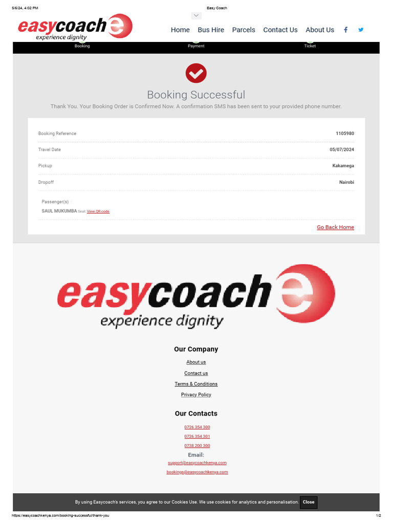 Easy Coach | PDF | Public Transport | Transport