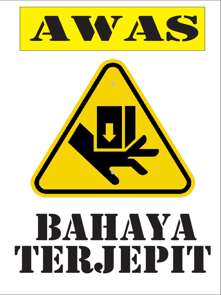 Awas Bahaya Terjepit | PDF