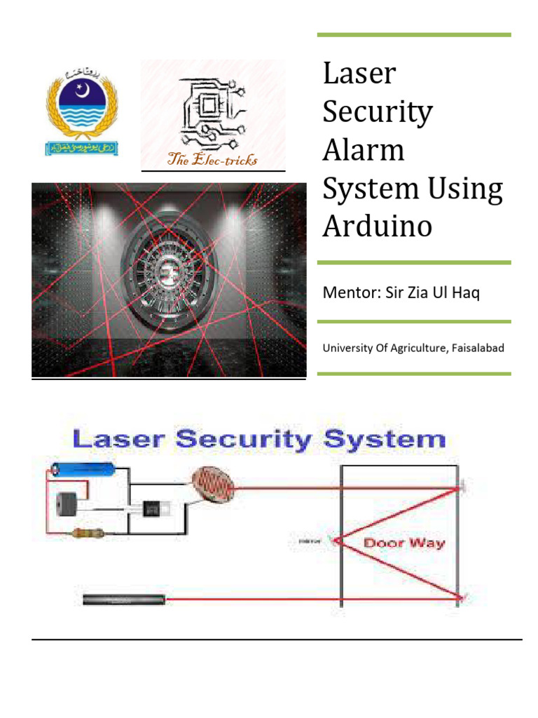 Laser Security Alarm System Using Arduin | PDF | Electrical Resistance ...