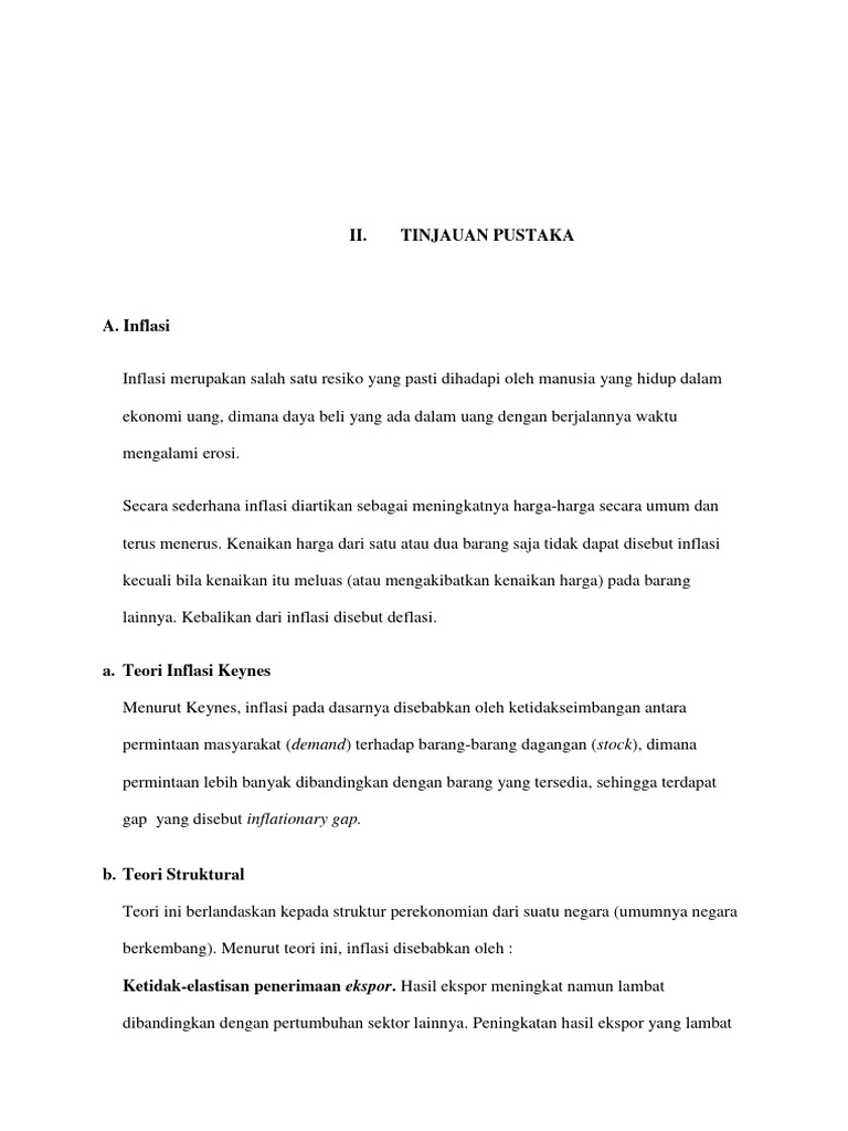 KURVA Deman Pull Inflation Dan Cost Push Inflation | PDF