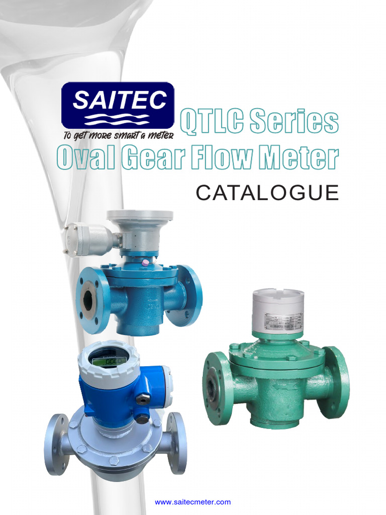 Catalog for SAITEC Oval Gear Flow Meter | PDF | Flow Measurement | Metrology