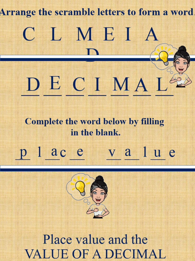 Decimal Place Value | PDF | Numbers | Significant Figures