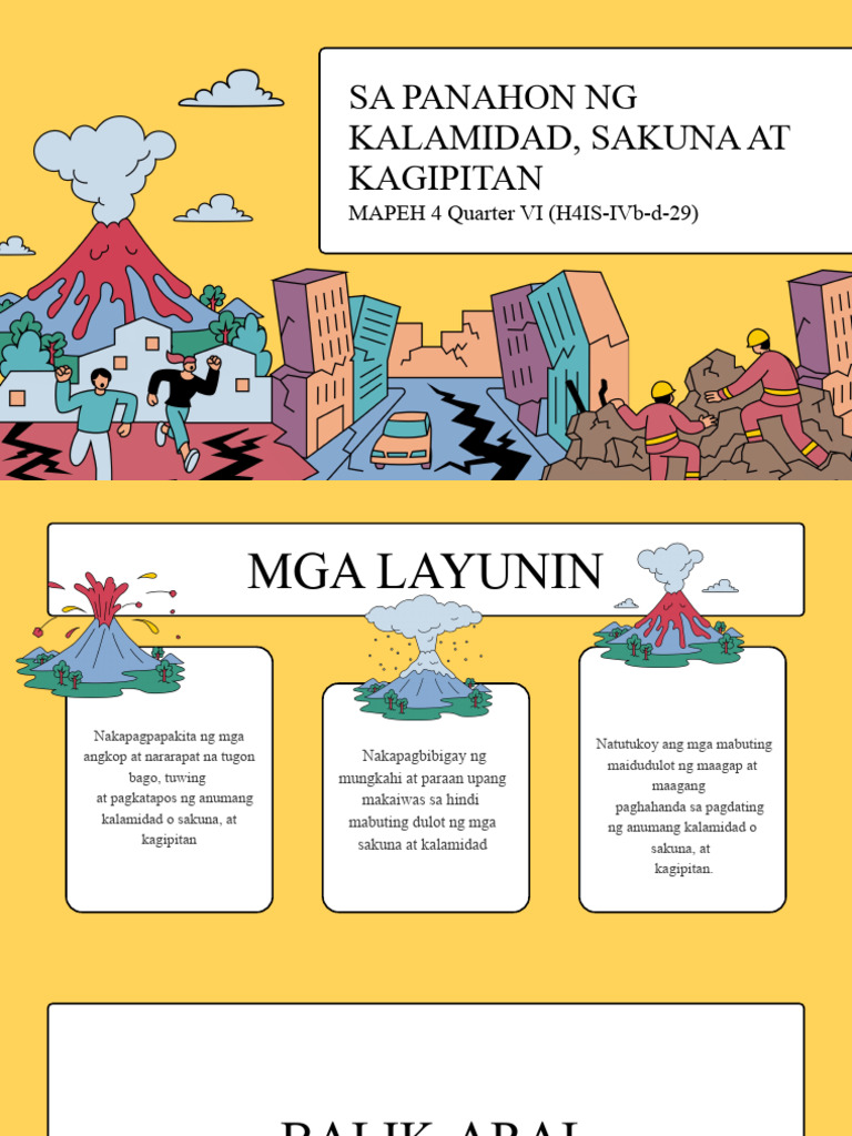 Sa Panahon NG Kalamidad, Sakuna at Kagipitan | PDF