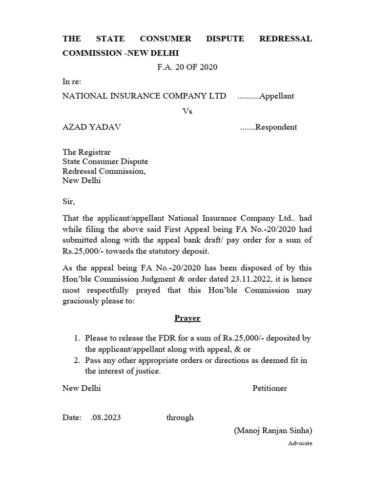 NIC V AZAD YADAV (FDR Release) | PDF | Affidavit | Justice
