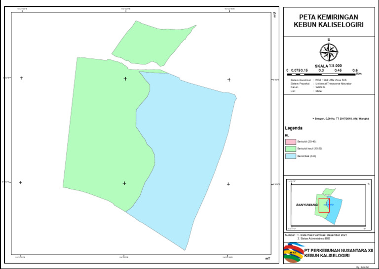 Peta Kemiringan WKL | PDF