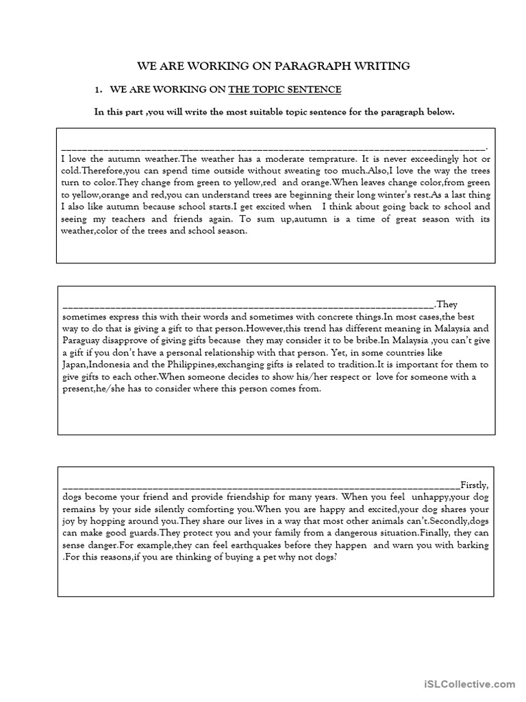 Paragraph Writing Exercise | PDF | Lottery | Movie Theater