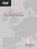 EPA Waste Codes Guidance Document | PDF | Waste | Metals
