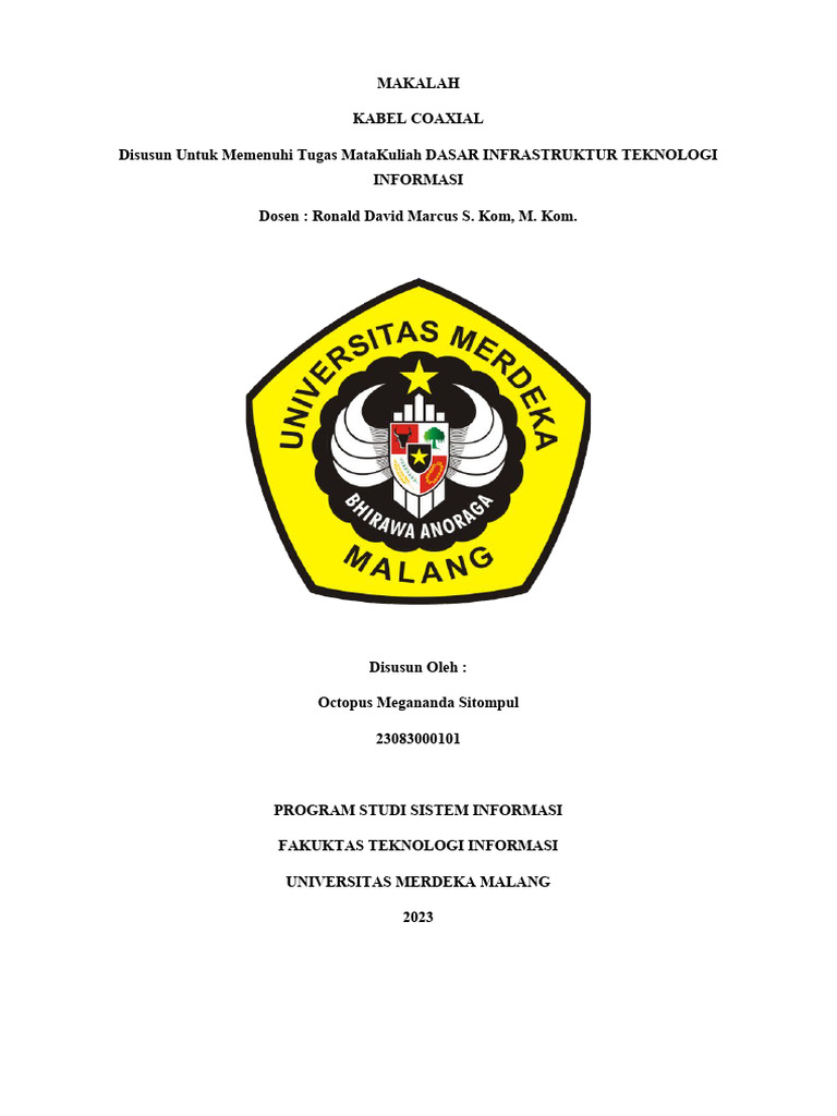 Panduan Lengkap Kabel Koaksial | PDF