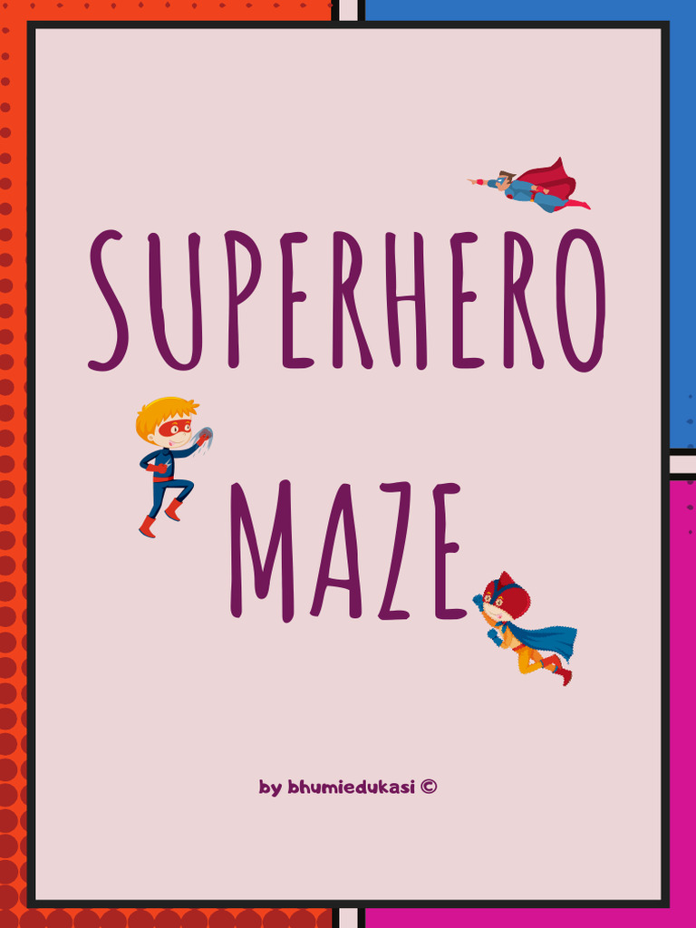 Superhero Maze | PDF