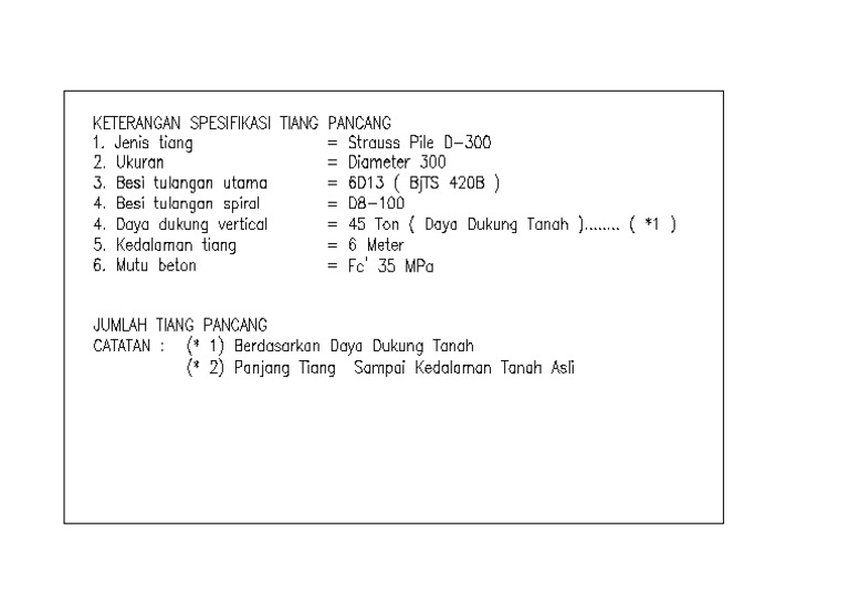 STR SP Spesifikasi Strauss Pile r1 | PDF