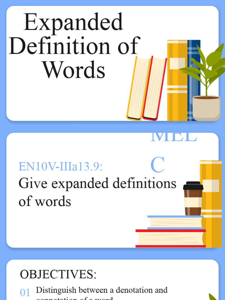 Q4 W4 Expanded Definition of Words Based Sa Plan | PDF | Semantics ...