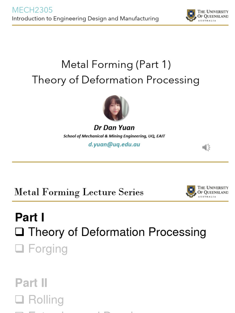 Metal Forming1 1 | PDF | Plasticity (Physics) | Dislocation