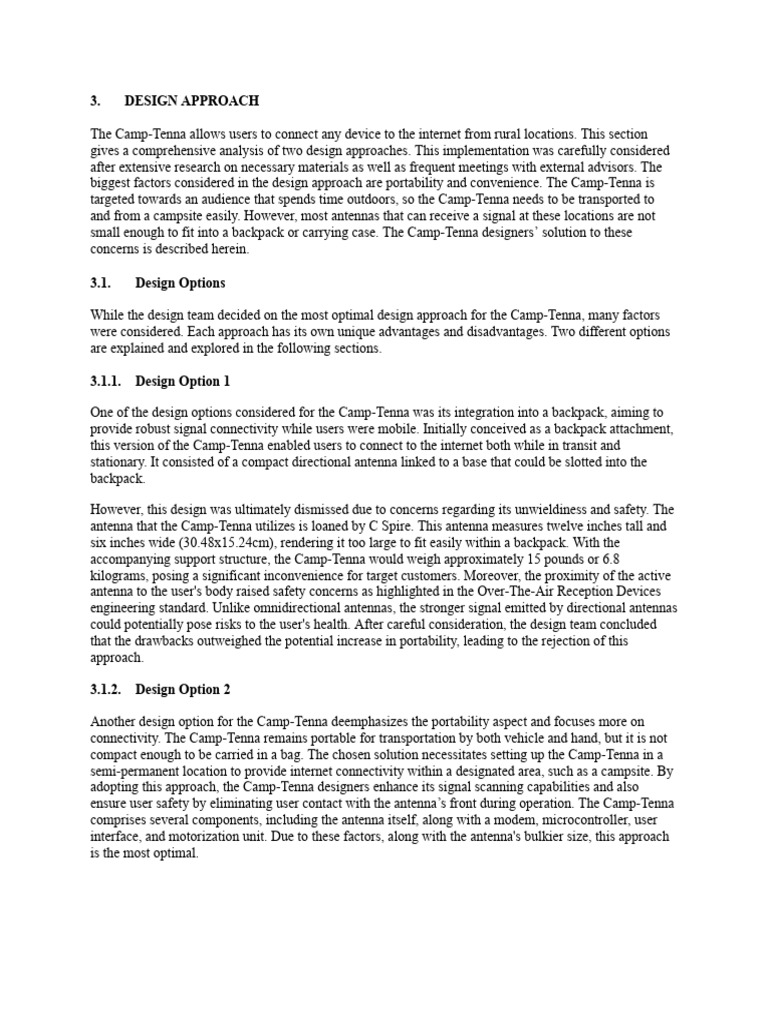 Camp-Tenna Design Approaches Explained | PDF | Antenna (Radio ...