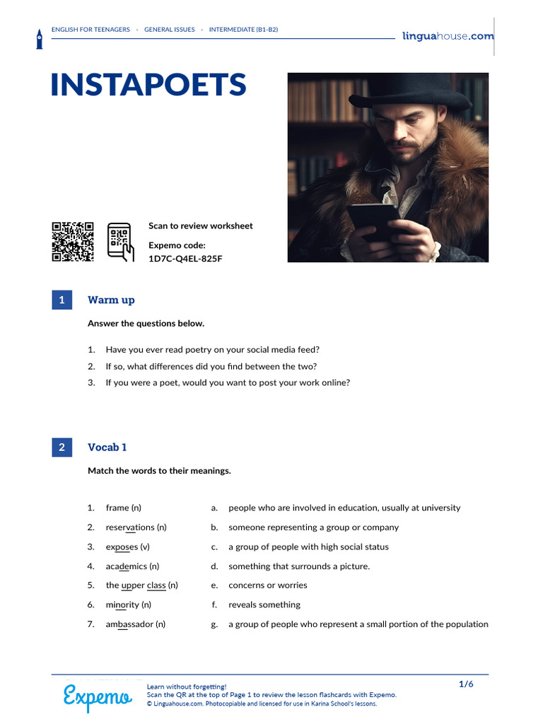 Instapoets British English Student | PDF | Poetry | Human Communication